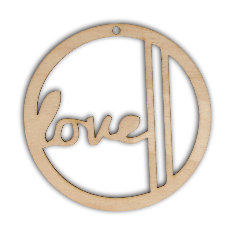 EKO-DECO, zawieszka, z napisem Love - EKO-DECO | Sklep EMPIK.COM