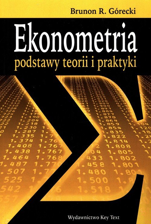 Ekonometria podstawy teorii i praktyki - Brunon R. Górecki | Książka w Empik