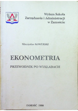 Ekonometria przewodnik po wykładach - | Książka w Empik