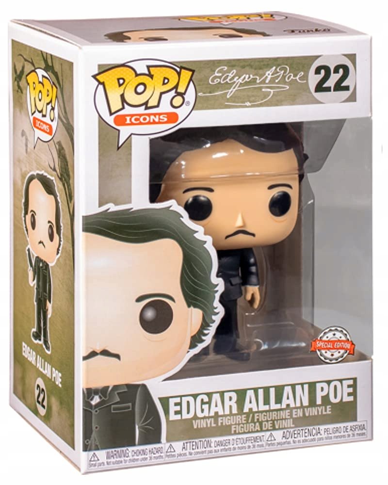 Ekskluzywny pop Funko! Winyl - Edgar Allan Poe z Raven - Funko | Sklep EMPIK.COM