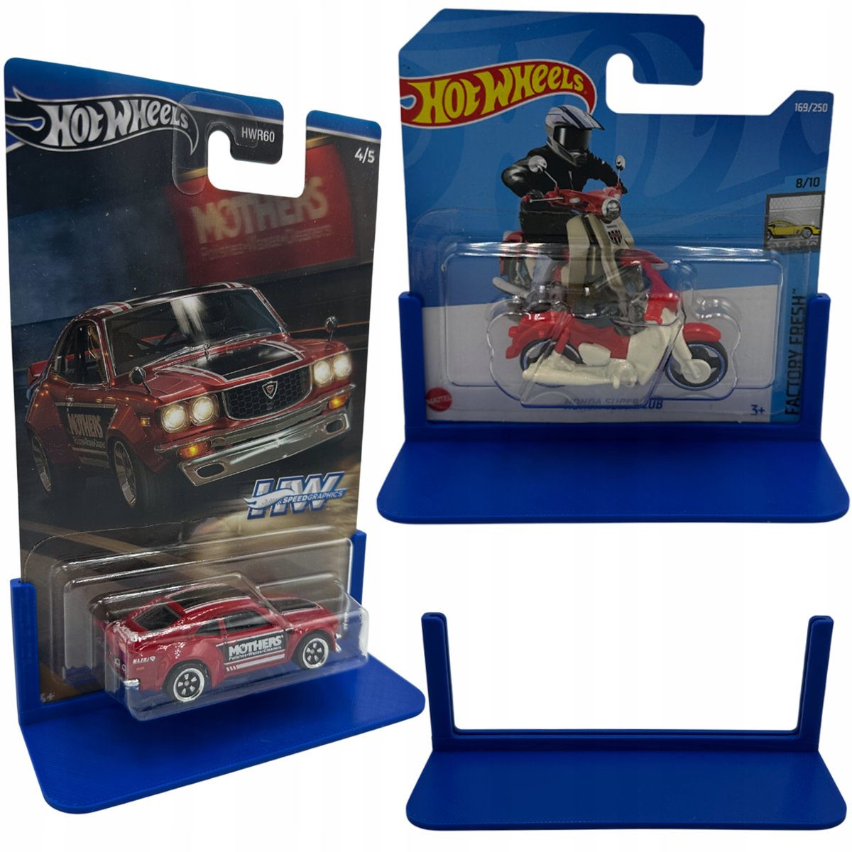 Ekspozytor Uchwyt Na Samochodziki Samochody Hot Wheels Stojak Granatowy ...
