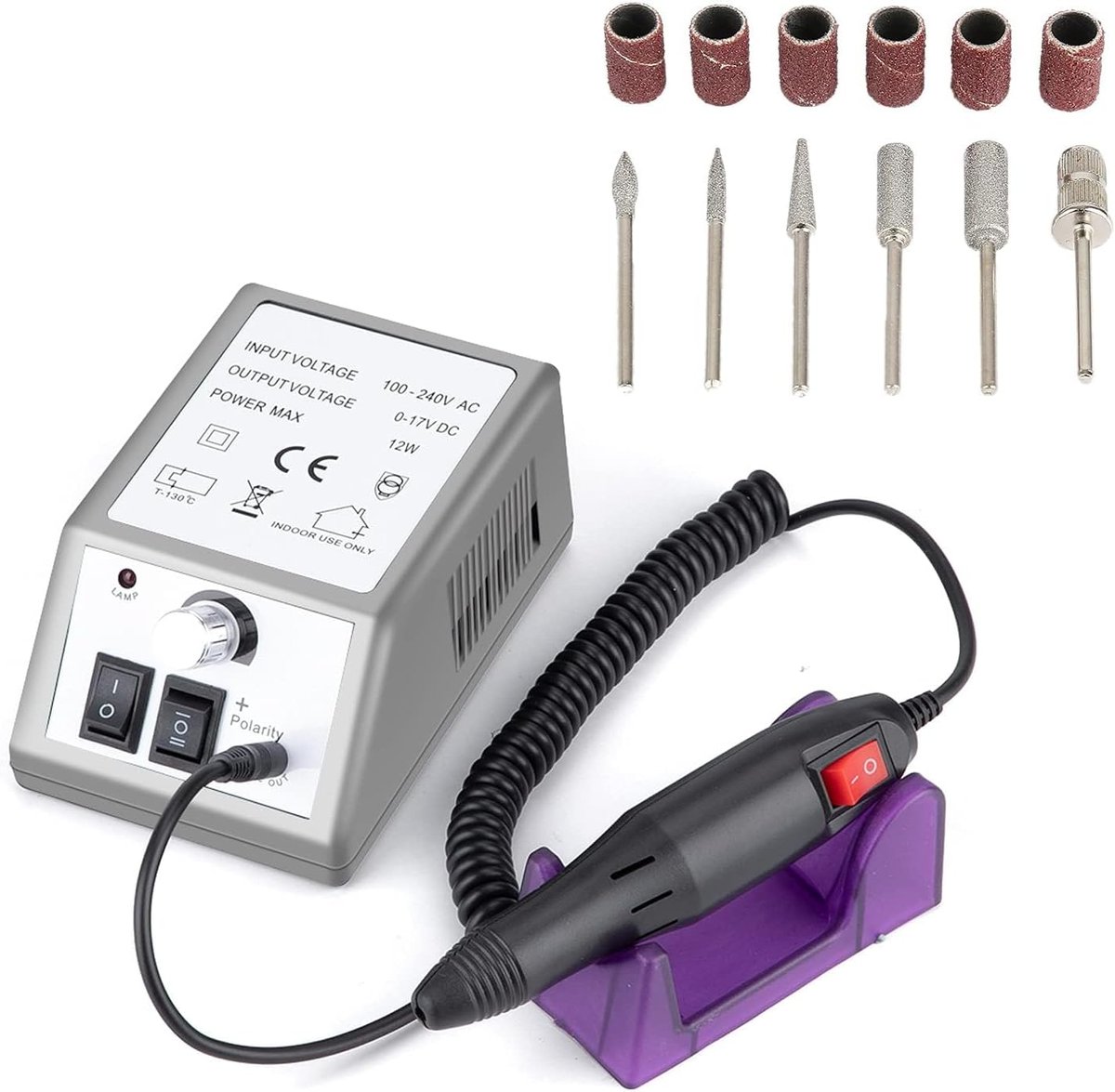 Electric Nail Drill Set Professional Manicure Pen Shaper Pedicure File ...