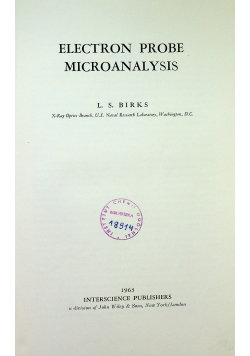 Electron probe microanalysis - | Książka w Empik