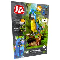 Elefun Fantasy Collection 3w1 Egzotyczne Zwierzęta Klocki 442el ...