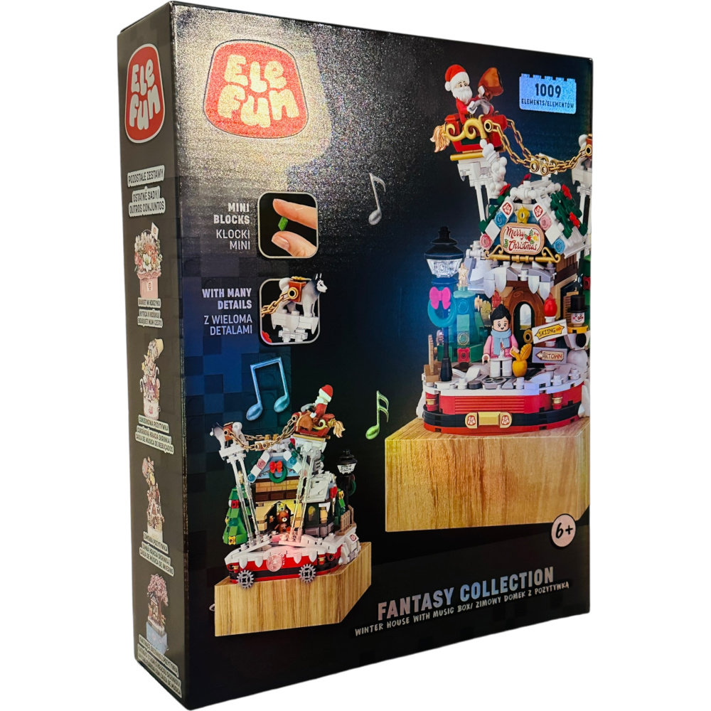 Elefun Fantasy Collection Winter House With Music Box Zimowy Domek Z ...