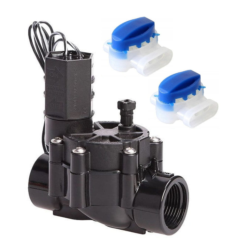 Elektrozawór 100-DV 1" gwint wewnętrzny Rain Bird i dwie złączki żelowe ...