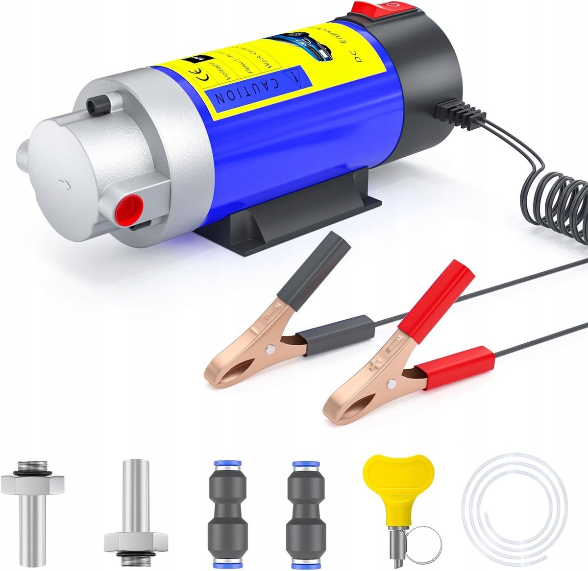 Elektryczna Pompka Do Spuszczania Paliwa Oleju Pompa Przepływowa 12V 100W - Anytech ...