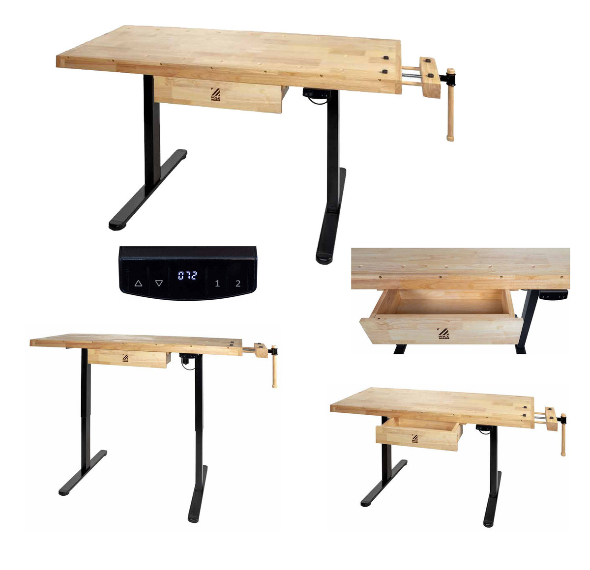 Elektrycznie regulowany stół roboczy strugnica stolarska regulacja do ...