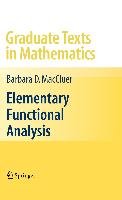 Elementary Functional Analysis - Maccluer Barbara | Książka w Empik