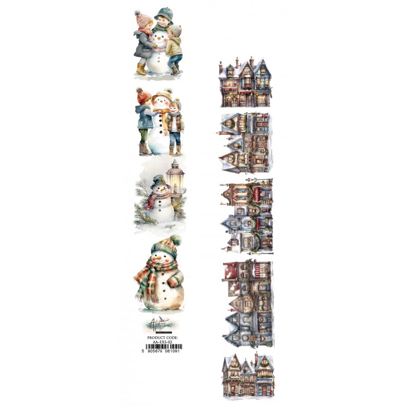 Elementy do wycinania Alchemy of Art - IN FROSTY COLORS 02 5x30 ...