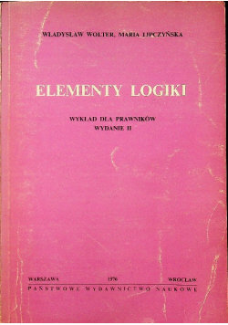 Elementy logiki - | Książka w Empik