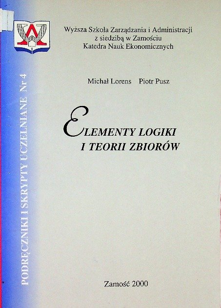 Elementy logiki i teorii zbiorów - W opisie | Książka w Empik