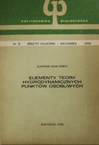 Elementy teorii hydrodynamicznych punktów osobliwych - W opisie | Książka w Empik