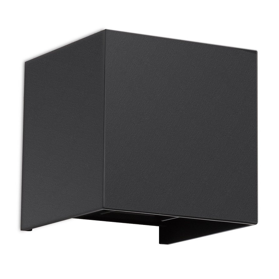 Elewacyjna Lampa Metalowa Gambino Led 3W Czarna Cube - AZzardo | Sklep ...