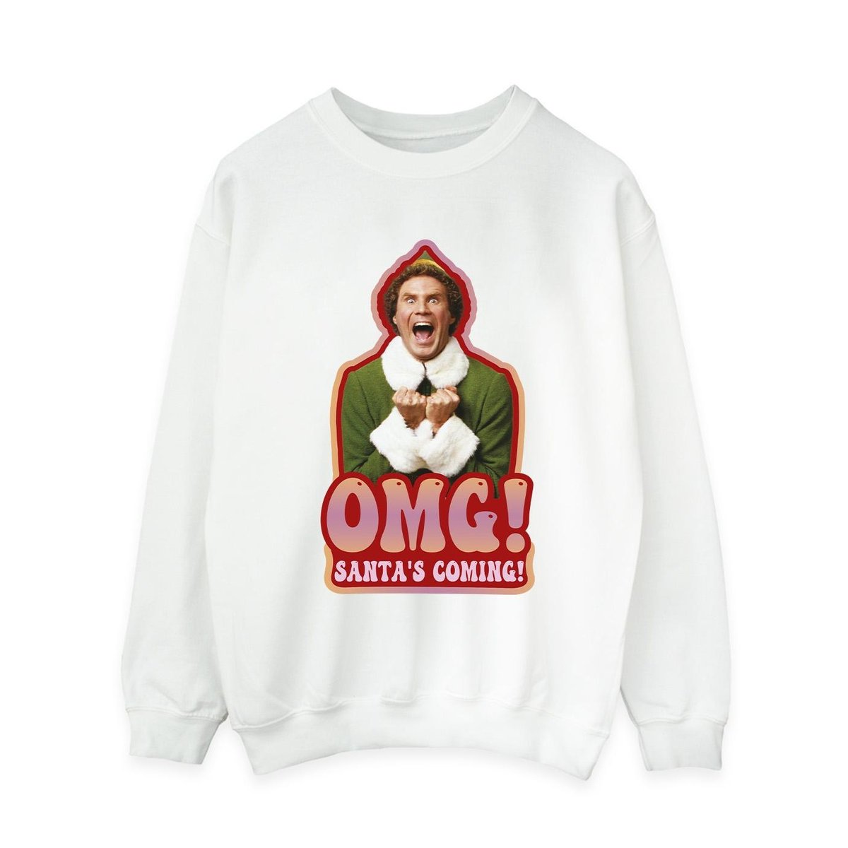 Elf Bluza Damska Santa's Coming (XXXXXS / Ciepły Biały) - ELF | Moda ...