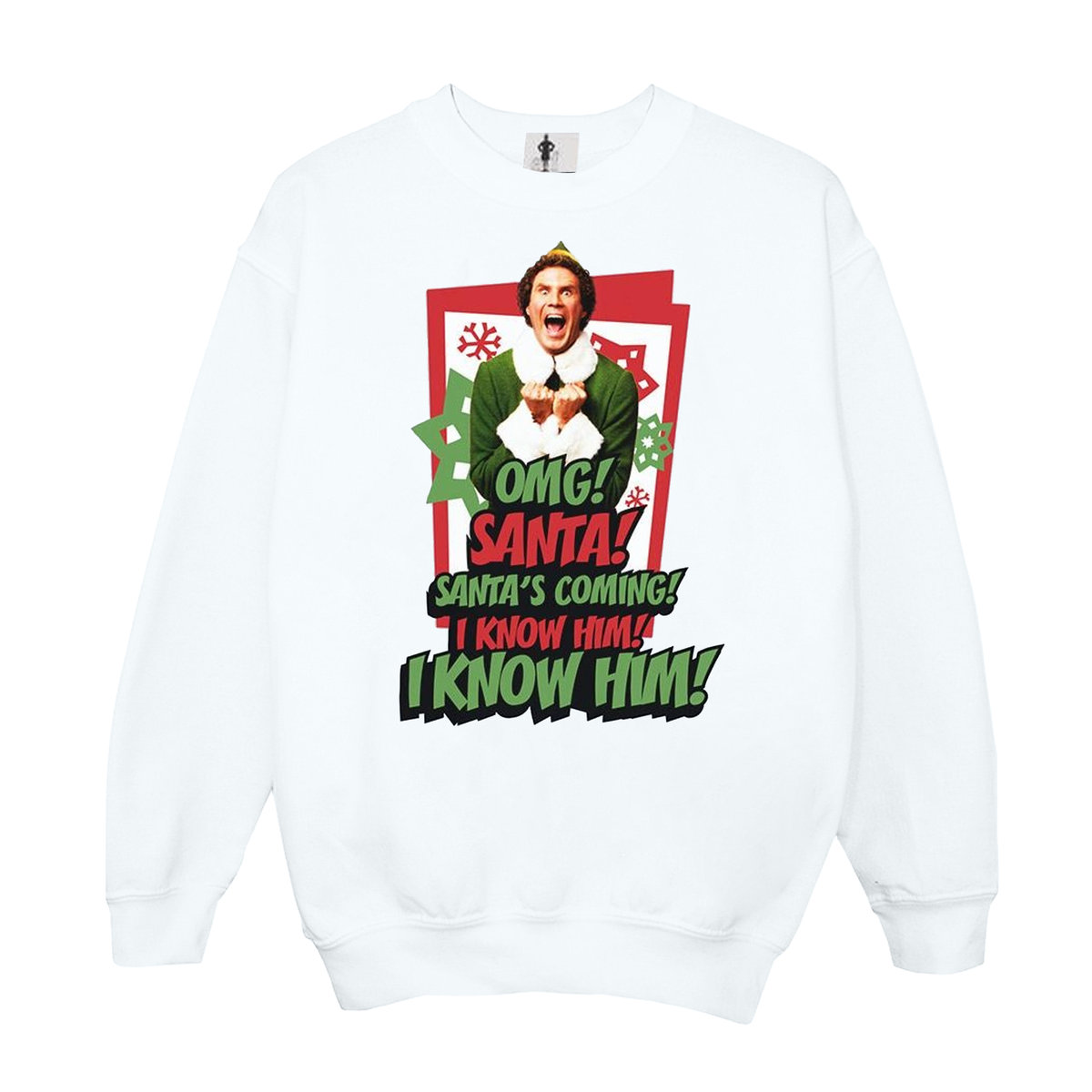 Elf Męska Bluza OMG Santa (XXL (193cm) / Ciepły Biały) - ELF | Moda ...