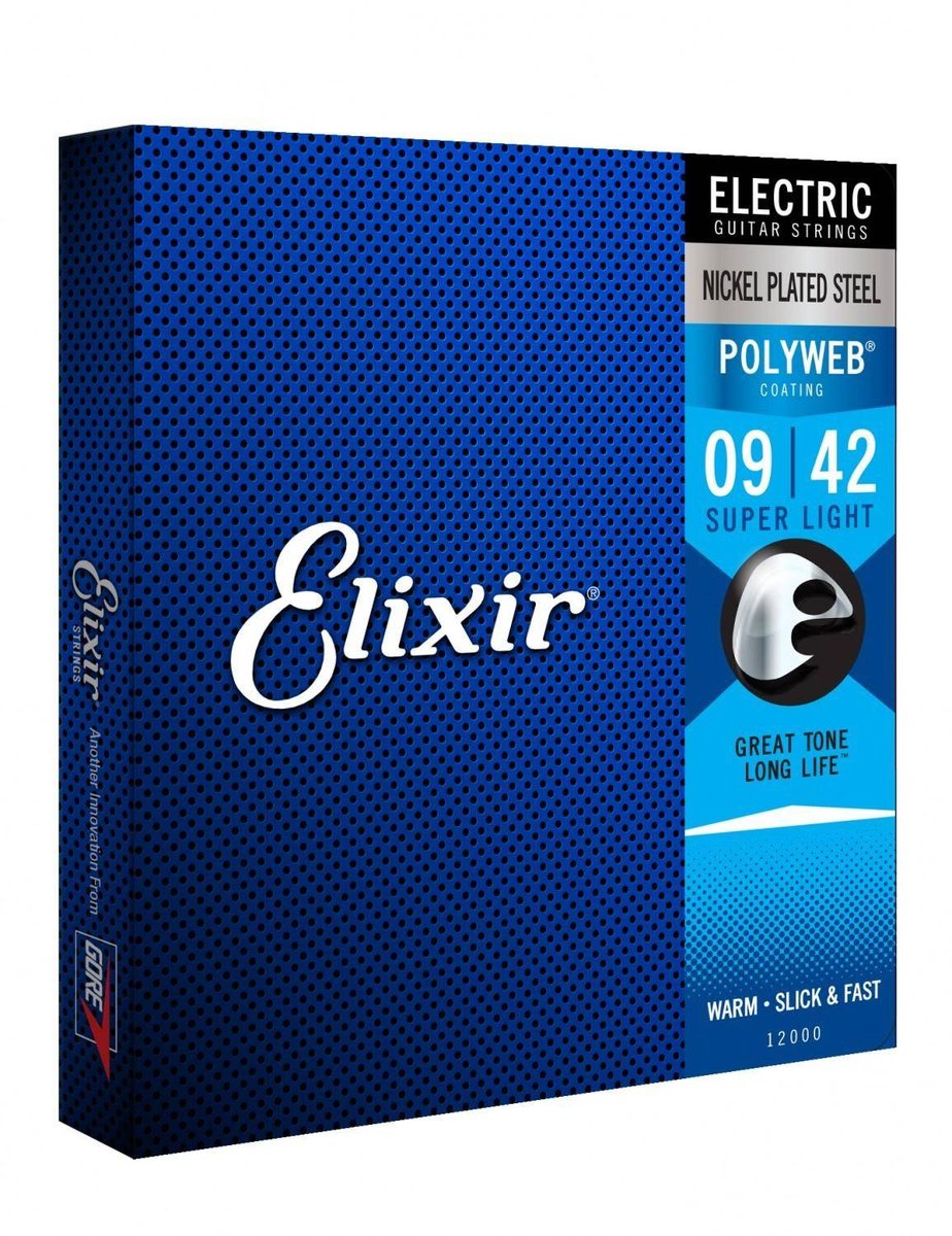 'Elixir 12000 Polyweb 9-42 Struny Do Elektryka Elixir L0550019 ...
