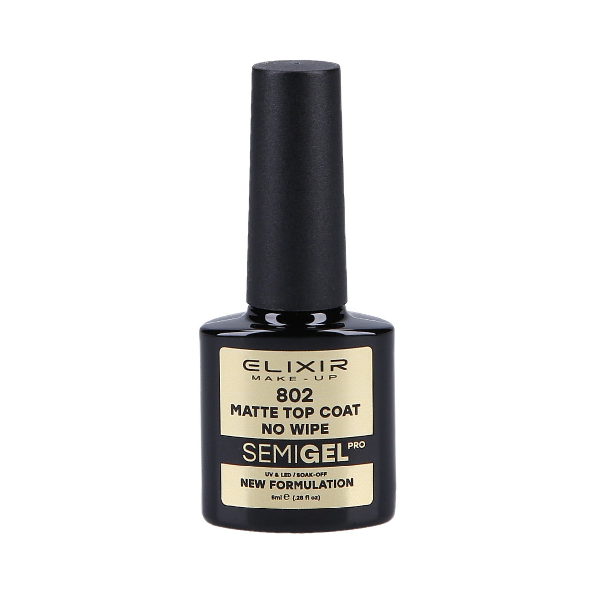 Elixir, Top Do Paznokci, 802 Matte Top Coat, 8ml | Sklep EMPIK.COM