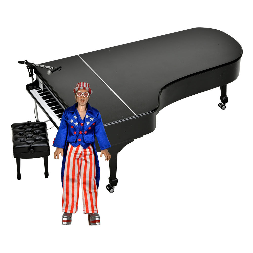 Elton John Clothed Action Figure Live in '76 Deluxe Set 20 cm - Inna ...