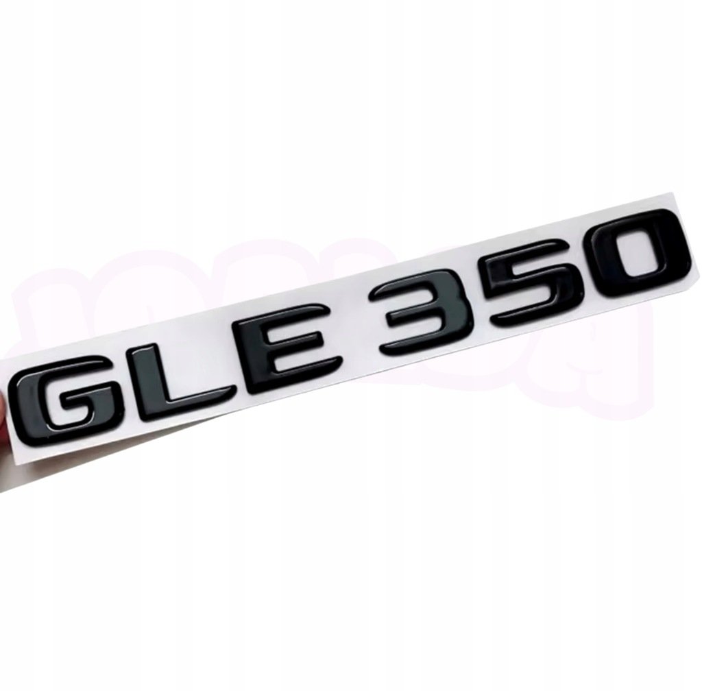 Emblemat Gle350 Tył Znaczek Mercedes Naklejka Premium Czarny - Inna ...