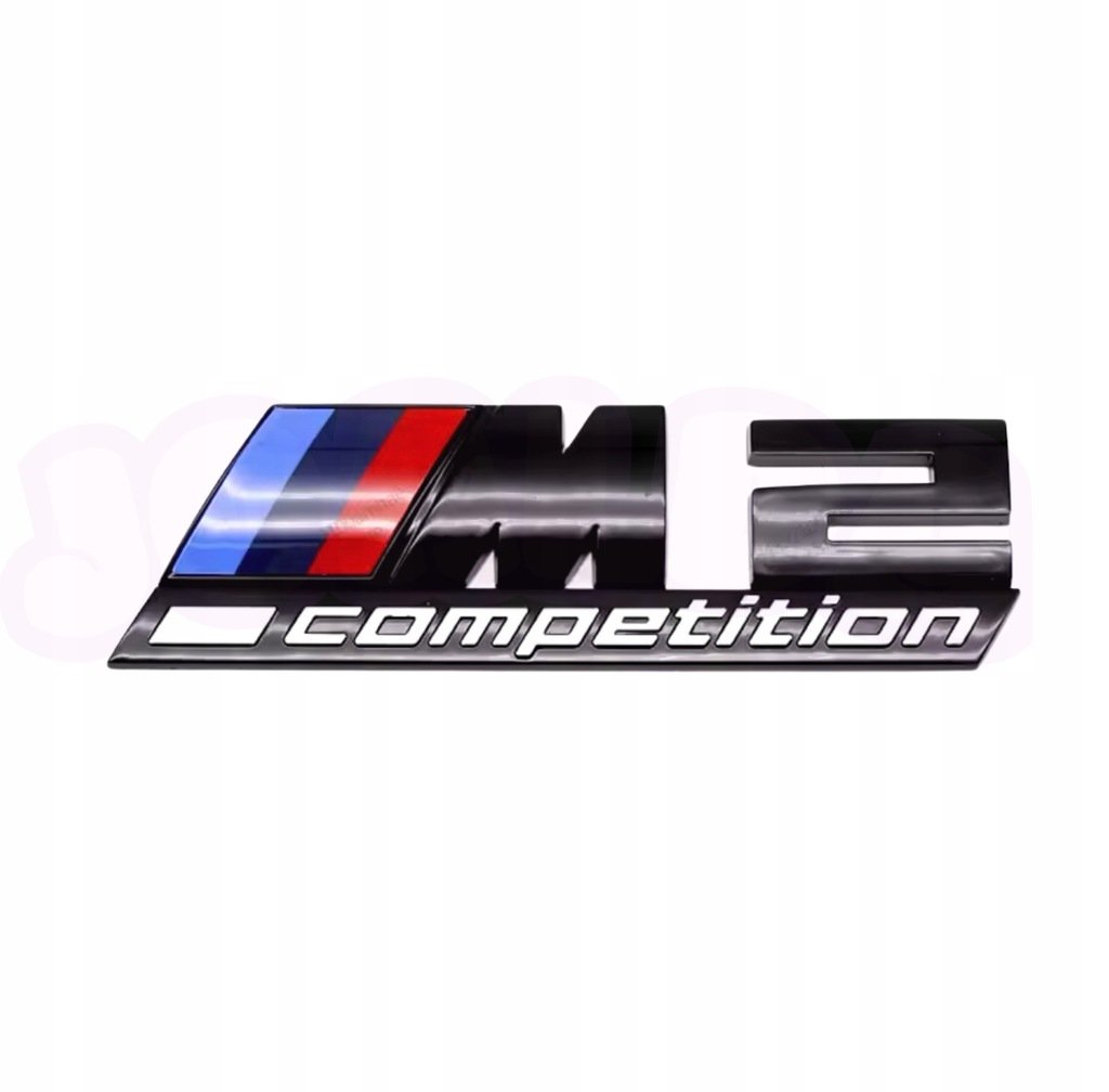Emblemat Logo M2 Competition Bmw Naklejka Na Tył 10,3X2,9Cm Czarny ...