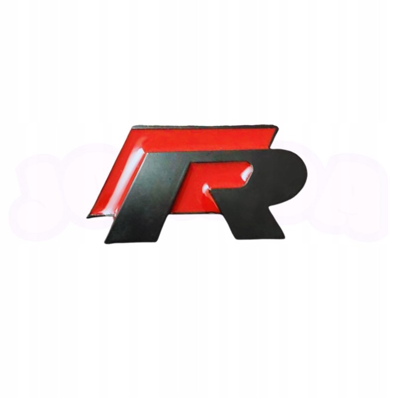 EMBLEMAT logo R błotnik VOLKSWAGEN VW R LINE Golf Scirocco czarno czerwony - Volkswagen ...