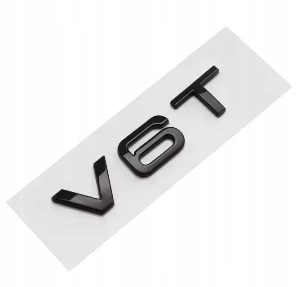 EMBLEMAT na błotnik V6T znaczek logo AUDI czarny 8,6x2cm PREMIUM - Audi ...