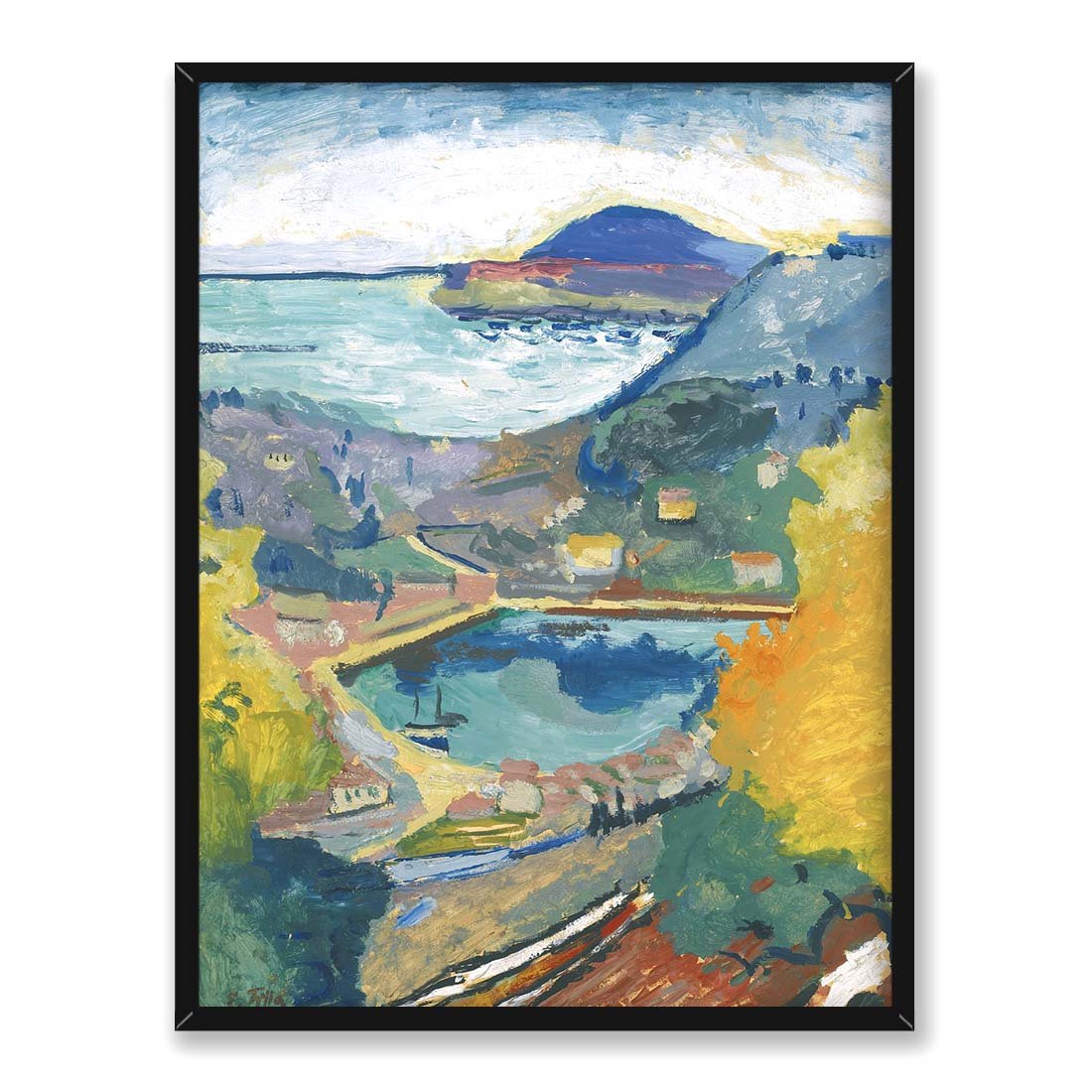 Emil Filla Widok na Gruż 30×40 - ANTYKWARIAT "CZUŁA JEST NOC" JAKUB MLECZKO | Sklep EMPIK.COM