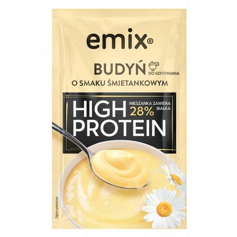 Emix Budyń proteinowy o smaku śmietankowym 30 g - Inna marka | Sklep ...