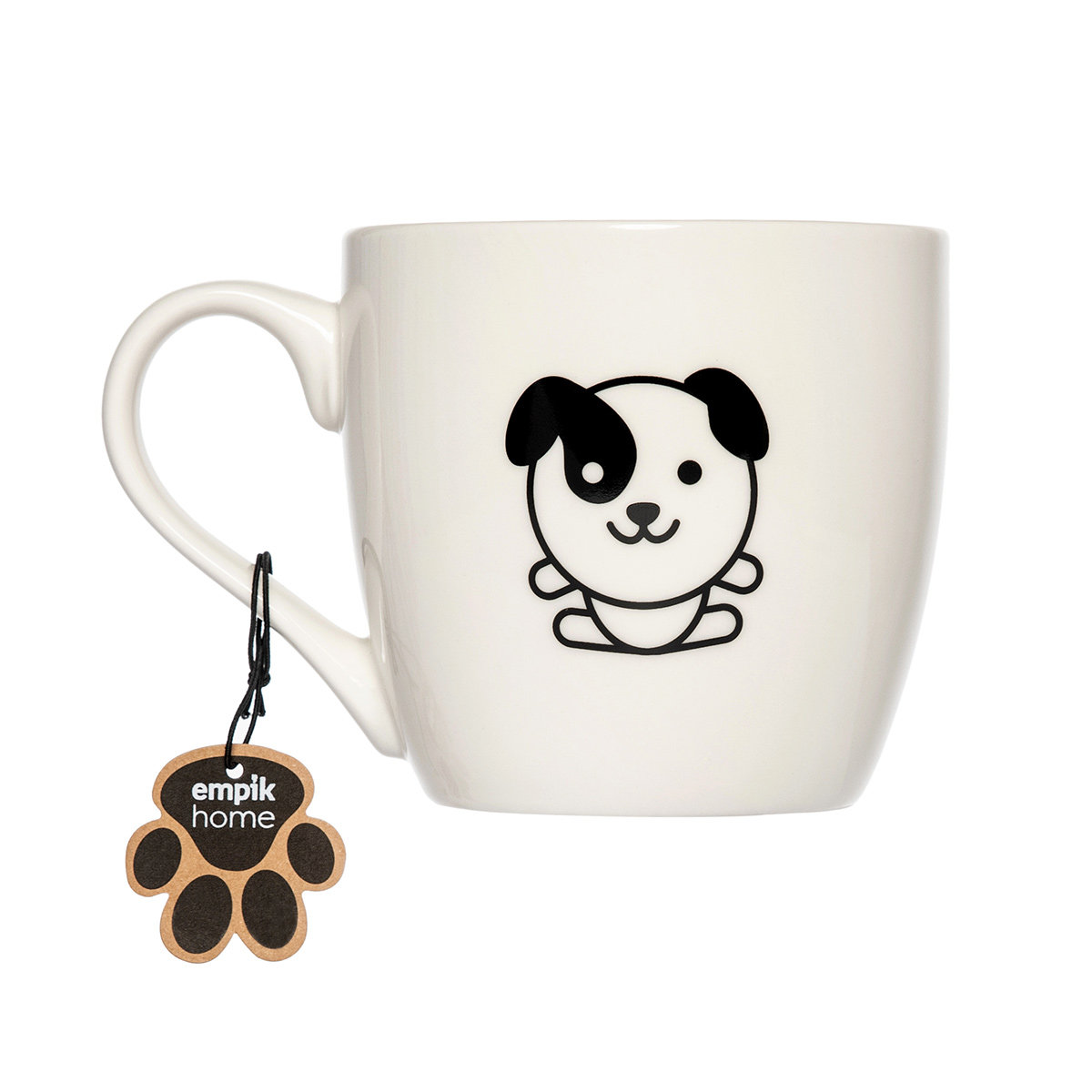Empik Gifts Kubek porcelanowy Pies 430 ml, biały - Empik Gifts | Sklep ...