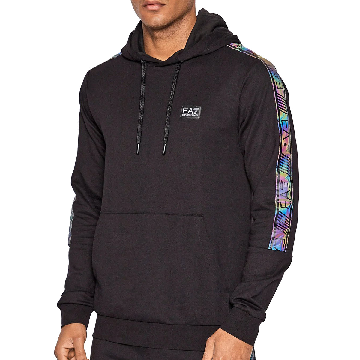 Emporio Armani bluza EA7 męska czarna z kapturem 6LPM44-PJ05Z-1200 M - EA7 Emporio Armani | Moda ...