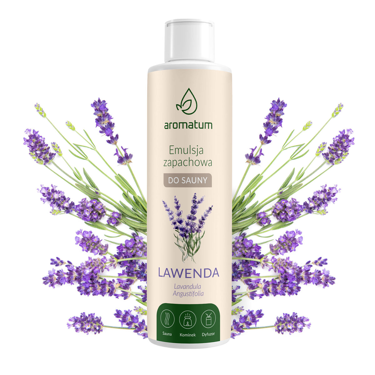 Emulsja do sauny dyfuzora lawenda Aromatum olejek lawendowy - 250 ml ...