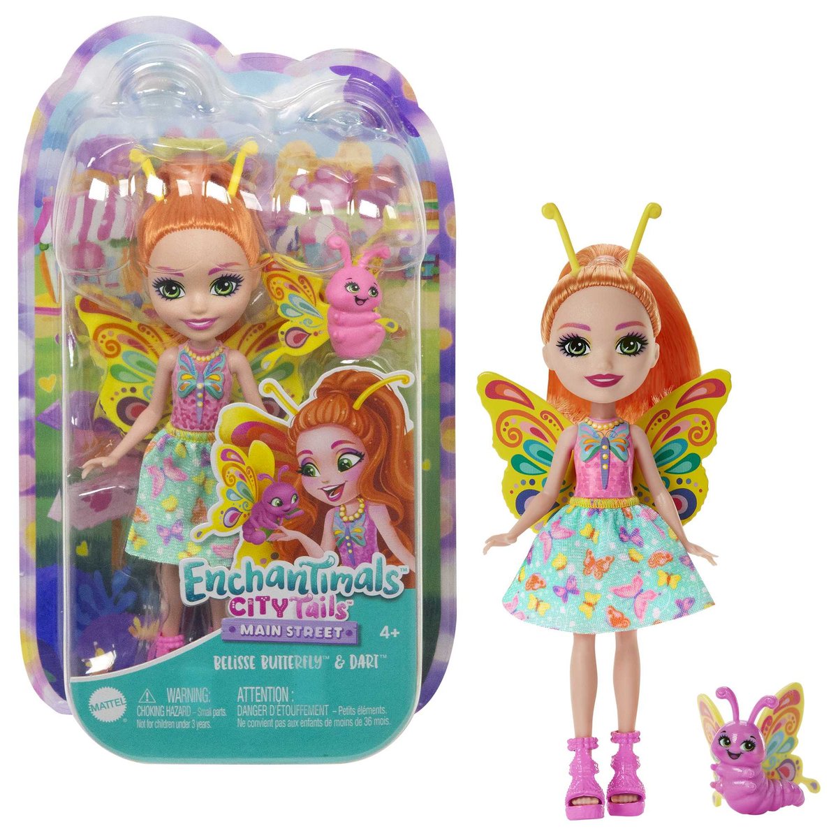 Enchantimals, lalka, Belisse Butterfly & Dart - Enchantimals | Sklep ...