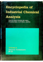 Encyclopedia of Industrial Chemical Analysis Volume 2 - Opracowanie ...