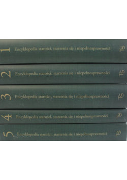 Encyklopedia starości starzenia Tom 1 do 5 - Zych Adam | Książka w Empik