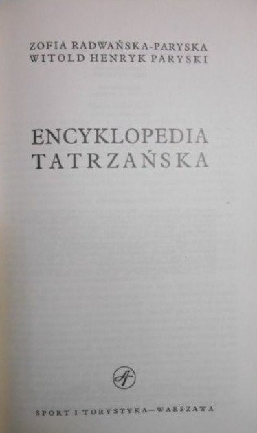 Encyklopedia Tatrzańska - Opracowanie zbiorowe | Książka w Empik