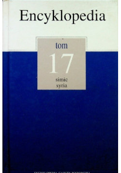 Encyklopedia tom 17 Simic Syria - Opracowanie zbiorowe | Książka w Empik