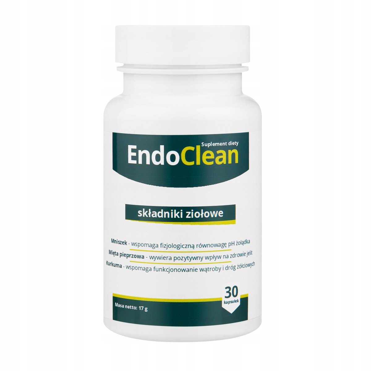 EndoClean - Detoksykacja organizmu i wsparcie pracy jelit 30 kaps ...