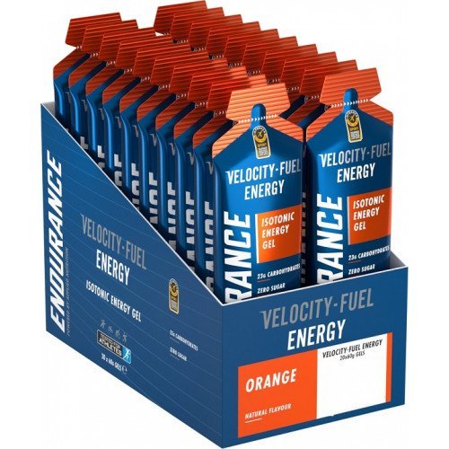 Endurance Energy Isotonic Energy Gel Applied Nutrition 20 x 60g Orange ...