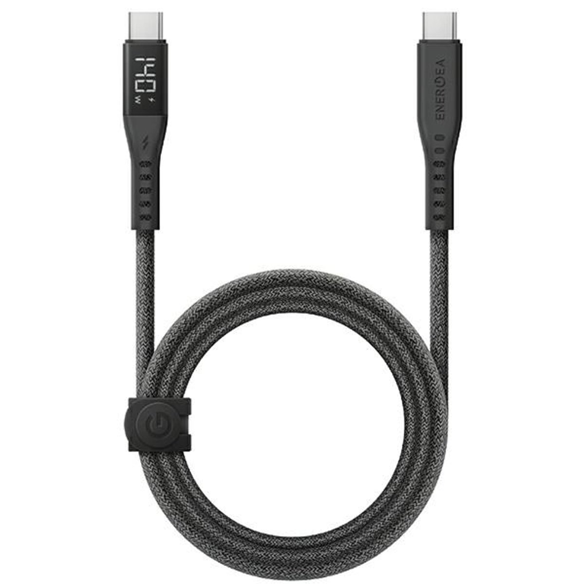 ENERGEA kabel Flow USB-C - USB-C Digital Display 1.5m czarny/black 240W ...