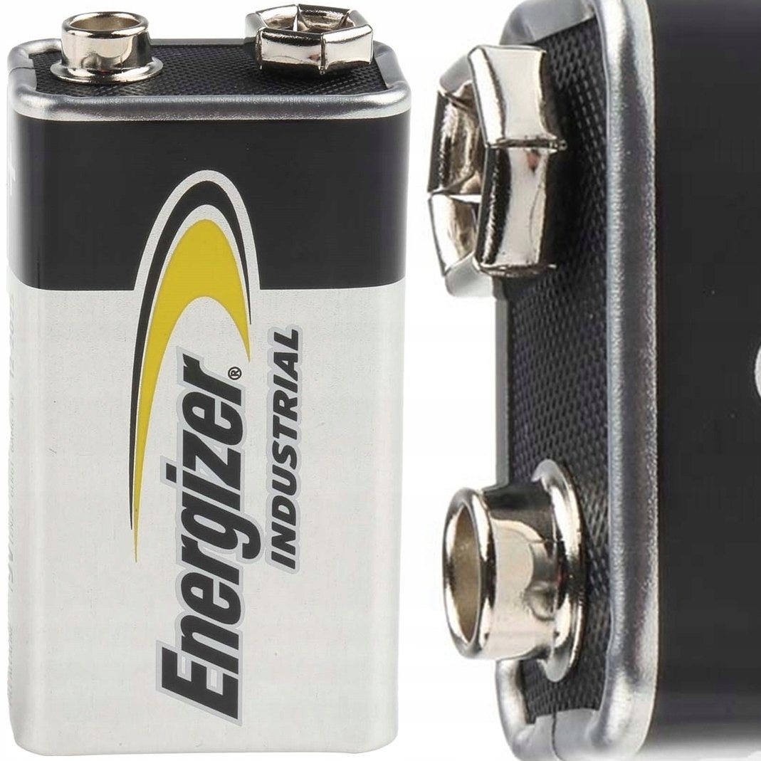 Energizer Industrial 9V bateria alkaliczna 6LR61 6F22 6AM6 MN1604 ...