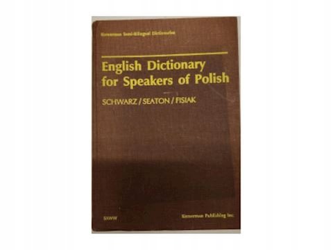 English Dictionary for Speakers of Polish - Morzy Tadeusz | Książka w Empik