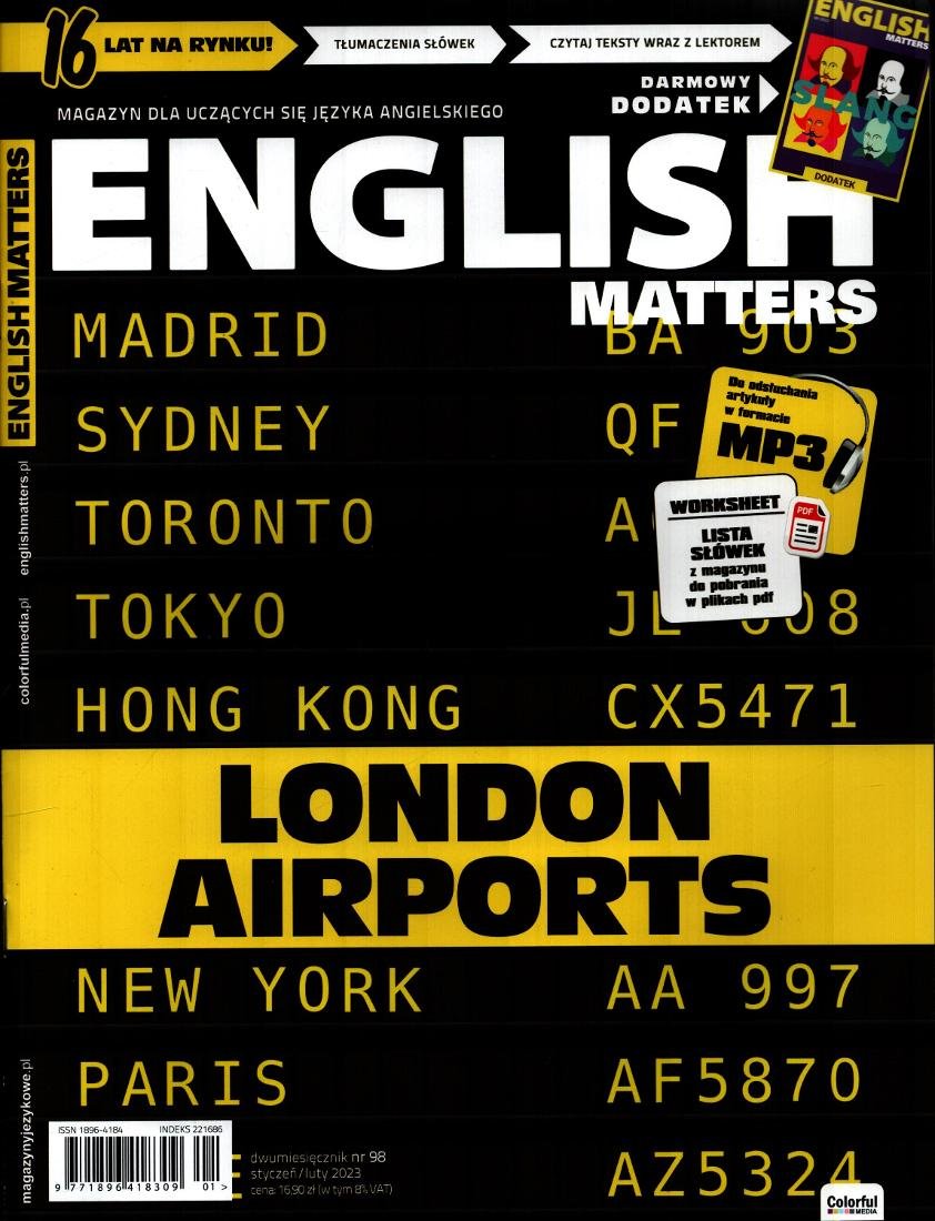 English Matters Nr 98/2023 - Colorful Media | Prasa Sklep EMPIK.COM