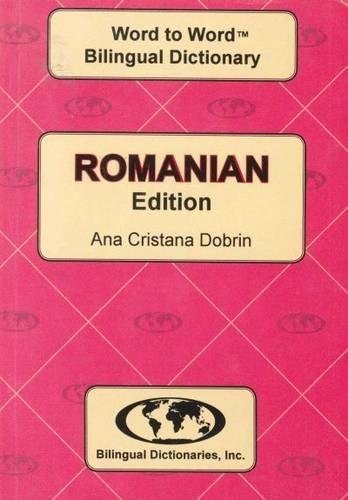 English-Romanian & Romanian-English Word-to-Word Dictionary - Sesma C ...