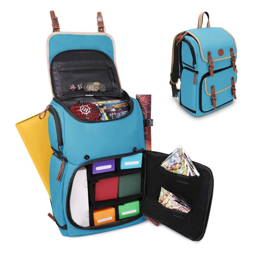 Enhance TCG Series Trading Card Backpack Designer Edition Blue Full-si ...
