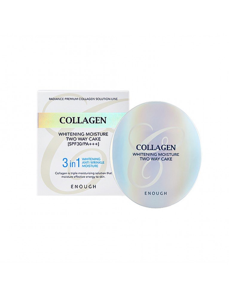 Enough Collagen Whitening Moisture Two-Way Cake #13, Puder ...