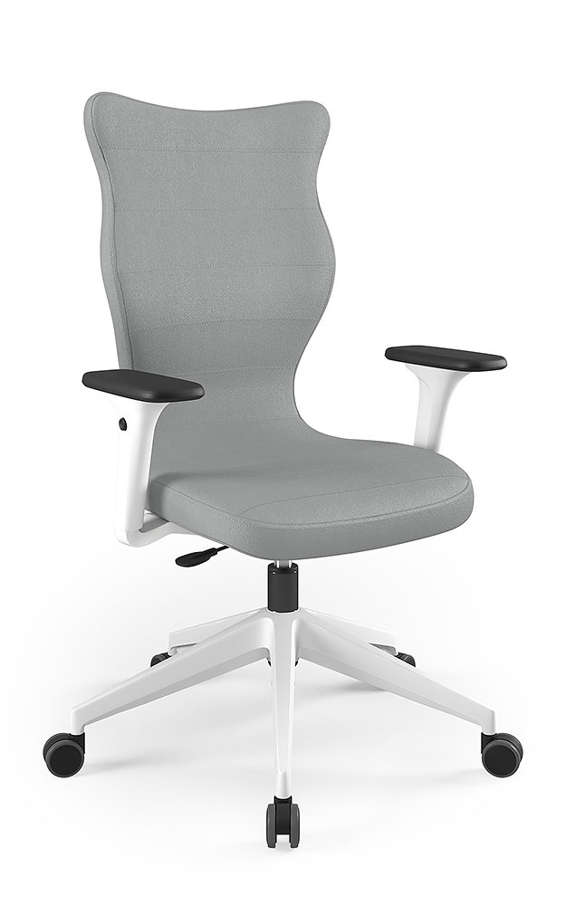 Entelo, Krzesło biurowe Nero dopasowane do wzrostu 180+, tkanina Vega ...