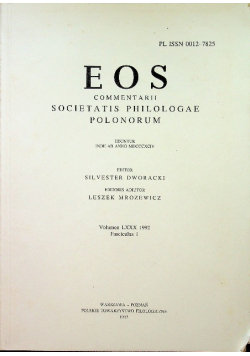 Eos Tom LXXX - | Książka w Empik