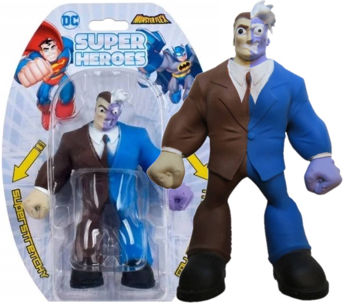 Epee Monsterflex Gumostwory DC Superheroes DWIE TWARZE TWO-FACE - DC ...