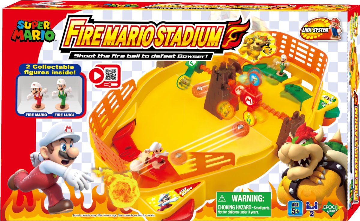 EPOCH Games Super Mario™ 7416 Fire Mario Stadium - Inna marka | Sklep ...